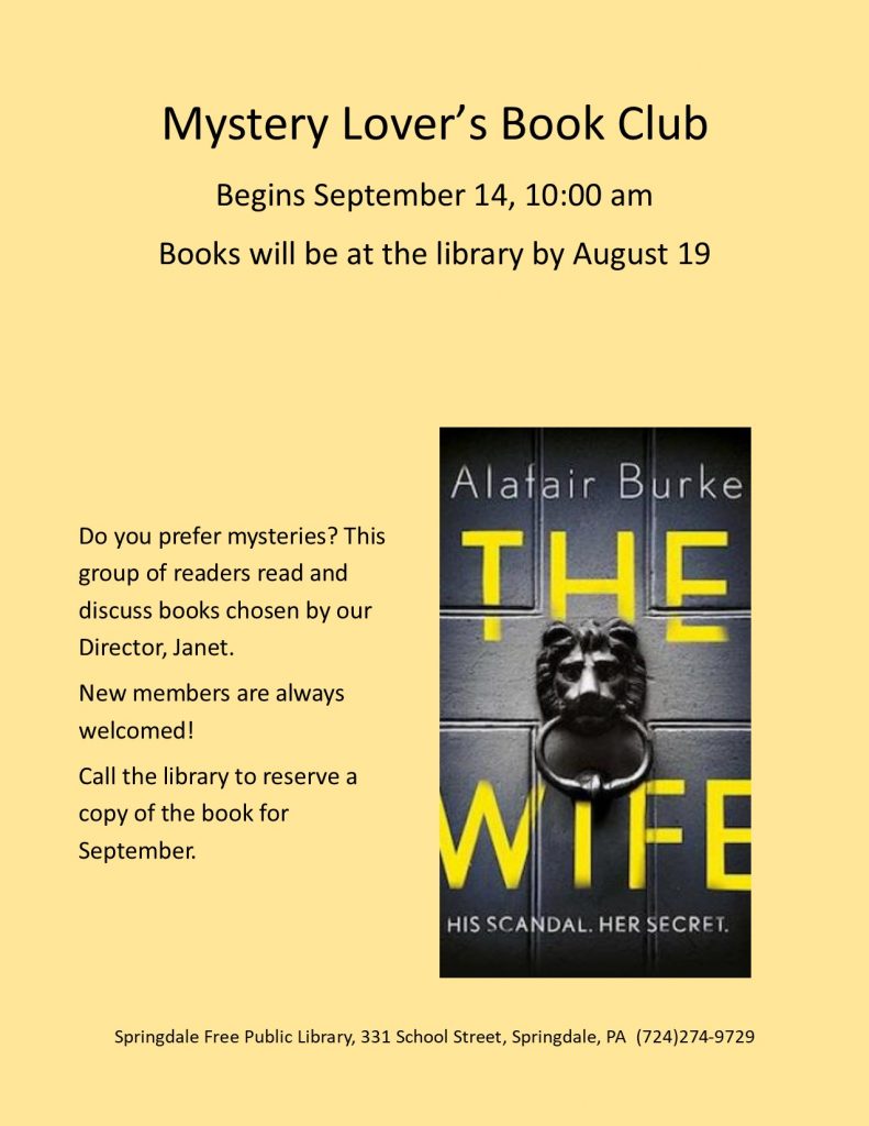 Springdale Free Public Library | 331 School Street Springdale PA 15144